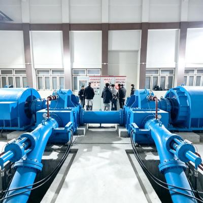 China Customized Pelton Hydro Turbine with Brushless Excitation and Copper-core Cables for Multi-scenario Hydropower Stations Hydro turbine generator unit Pakistan powerhouse site, 2 sets of 523KW water tur for sale