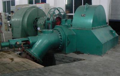 Cina Testa orizzontale dell'acqua della turbina Pelton 130m di efficienza senza spazzola di 91% in vendita