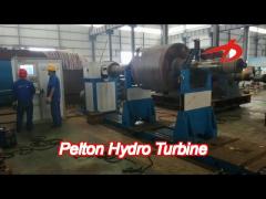 Instalação vertical ou horizontal Turgo Turbina de impulso hidráulico com capacidade de 1000 kW