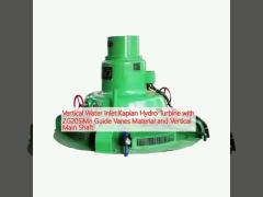 Verticale waterinlaat Kaplan-waterturbine met ZG20SiMn-geleidingsvliesmateriaal en verticale hoofdas