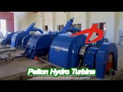 stainless steel astm a473 s41500 runner material pelton hydro turbine for inlet pressure 1-20 bar