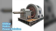 650kw Hydro Turbine Generator Sustainable Power