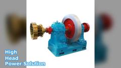 Turgo Turbine High Head Power Generation
