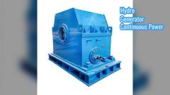 600v Hydro Turbine Generator Water Cooled Power