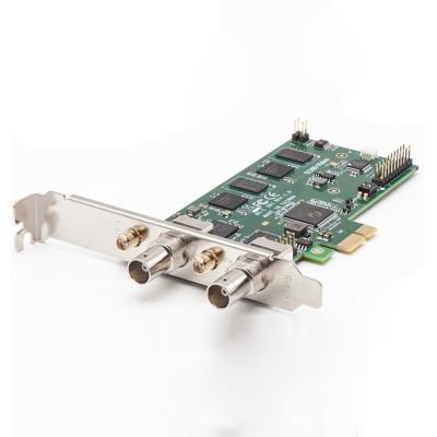 Cina PCIe 2 Channel HD SDI Video Capture Card per PC H.264 Codifica 1920x1080P60 Risoluzione in vendita