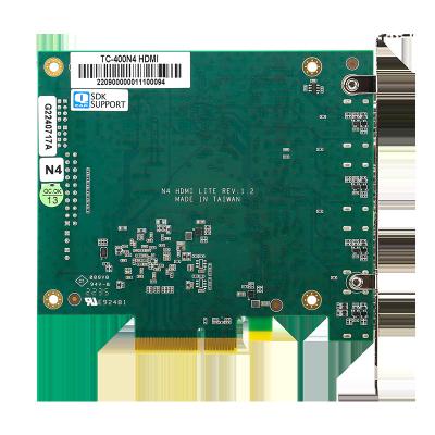 中国 高性能キャプチャカード 4チャンネル HDMI入力 ライブビデオストリーミング 4 4 4 10ビット 販売のため