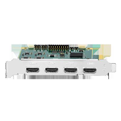 Chine Carte de capture vidéo de streaming PCIe 4U VMix avec 4 entrées HDMI à vendre