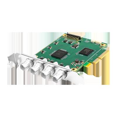 Cina Webcasting Live Streaming Video con 4 ingressi SDI PCIe 4U Capture Card e supporto SDK in vendita