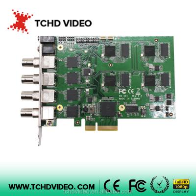 Cina PCIE 1080P60 4-Channel 3G-SDI Video Capture Card H264 SDK Supporto per lo streaming di giochi in vendita