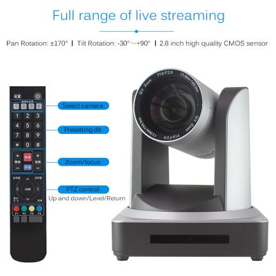 Cina Fotocamera di videoconferenza PTZ con zoom 12x e uscita SDI per sistema di conferenza di rete in vendita