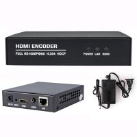 China 1080p60 Quad Stream H.264 HDMI Encoder with AAC+ Audio Compression for IPTV Streaming for sale