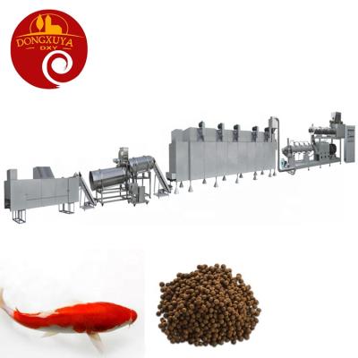 Cina Ornamental Floating Processing Line Aquatic Fish Feed Extruder Fish Feed Machine in vendita