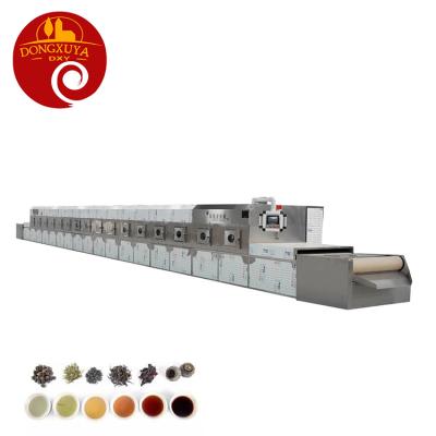 Cina High Efficiency Low Cost Microwave Tea Leaves Flowers Fixing Drying Machine in vendita