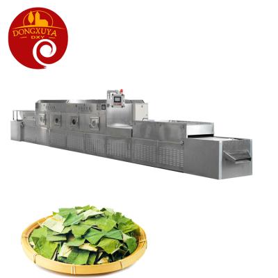 Cina Medicine Processing Tea Leaves Microwave Fixing Industrial Tunnel Dryer For Drying The Tea Leaves in vendita