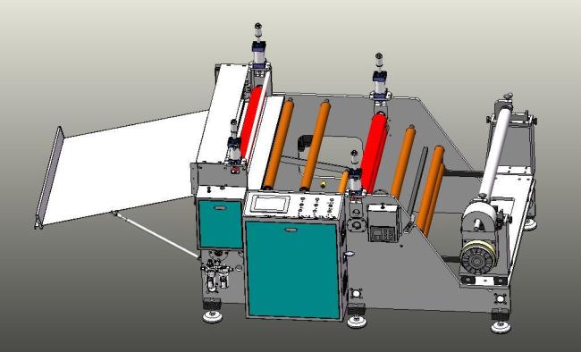 Automatic Non Woven Fabric Roll to Sheet Cutting Machine
