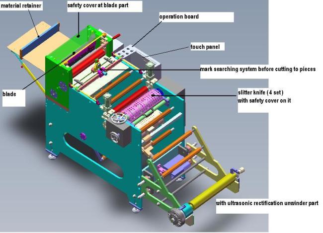Customized Sheet Cutting Machine for Film and Tape (DP-800)
