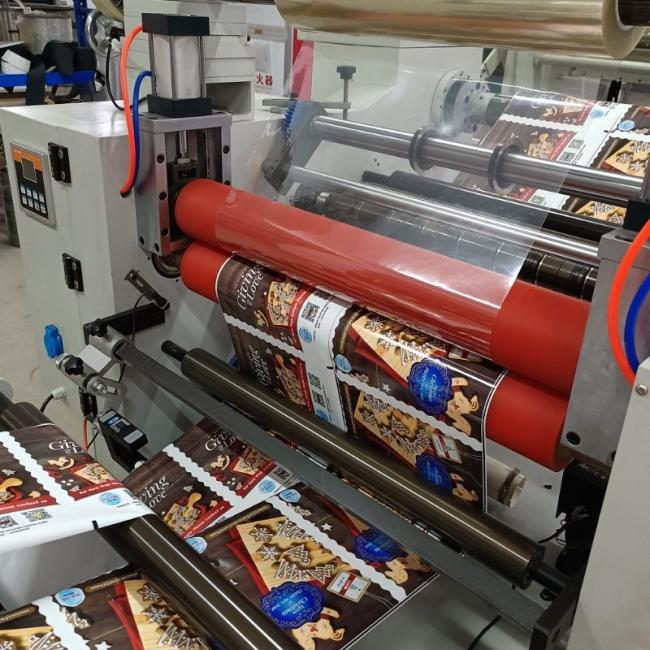 Single/Double Sided Adhesive Sticker Label Laminating and Slitting Machine (DP-650)