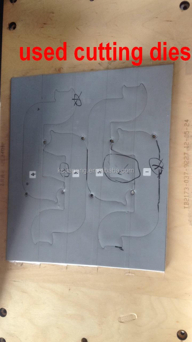 kiss cut die cutting machine for Mylar, Rubber Cushion, Foam, Film