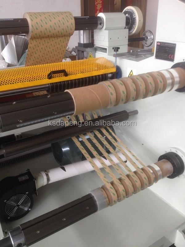 printed paper slitting machine ,printed label slitting machine ,plastic polyester film slitting rewinding machine
