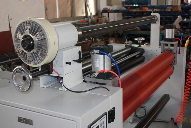 Label / sticker slitting and rewinding machine