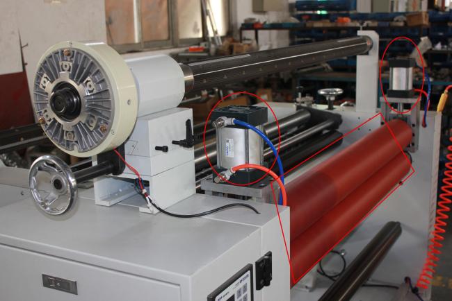 Label / sticker slitting and rewinding machine