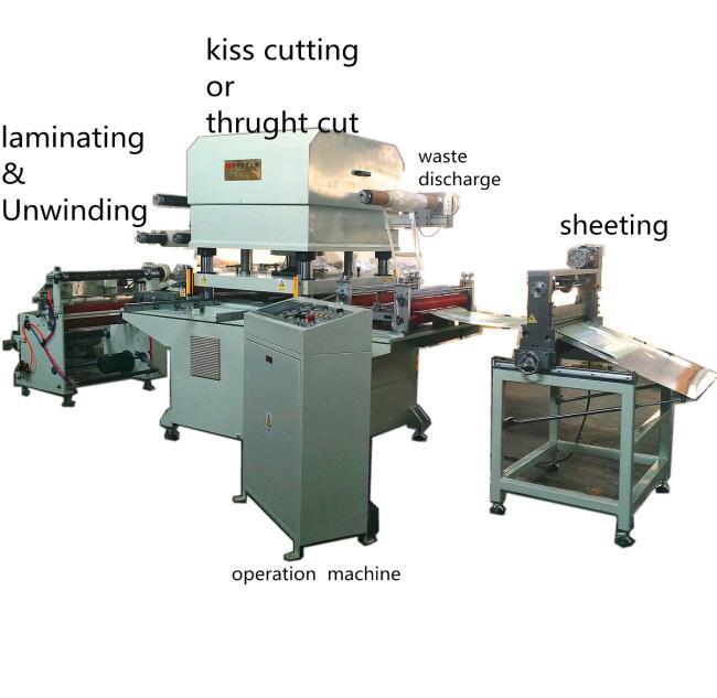 Self-Adhesive Label Tape Foam Gasket Hydraulic Press Die Cutting Machine