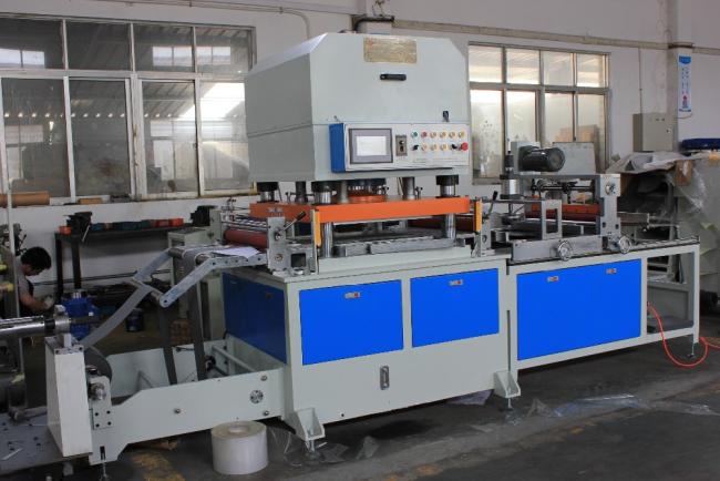 Hydraulic die cutting machine for adhesive tape paper foam gasket