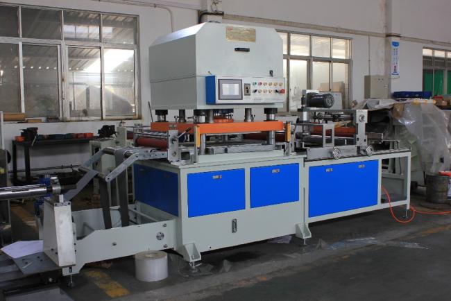 Hydraulic die cutting machine for adhesive tape paper foam gasket