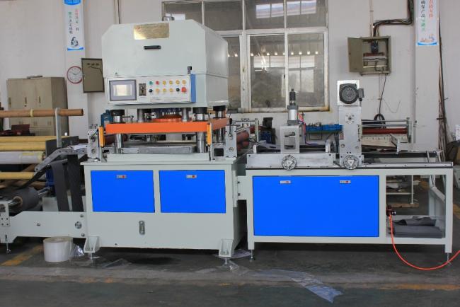 Hydraulic die cutting machine for adhesive tape paper foam gasket