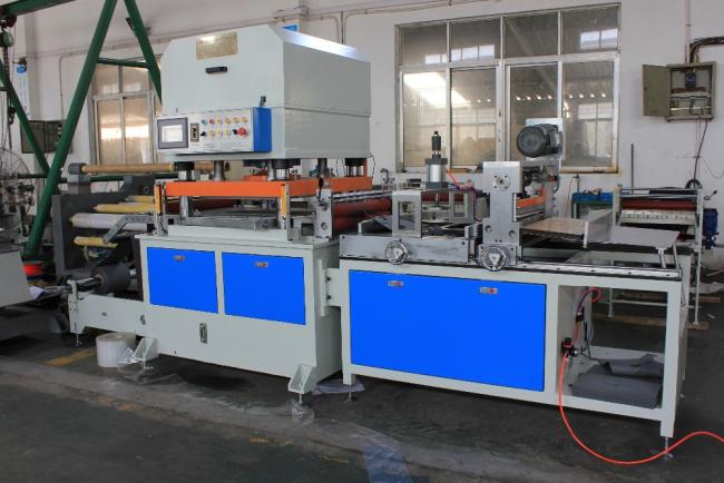 Hydraulic die cutting machine for adhesive tape paper foam gasket