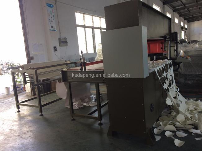 leather travelling head cutting machine Abrasive Hook and Loop Sanding Disc Punch Machine For Punching