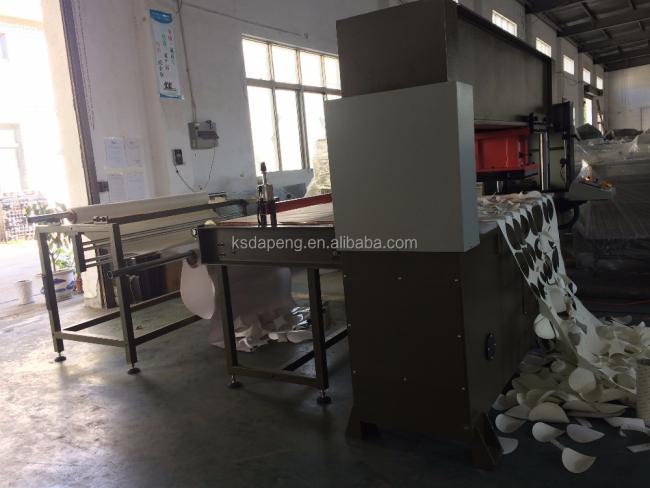 leather travelling head cutting machine Abrasive Hook and Loop Sanding Disc Punch Machine For Punching