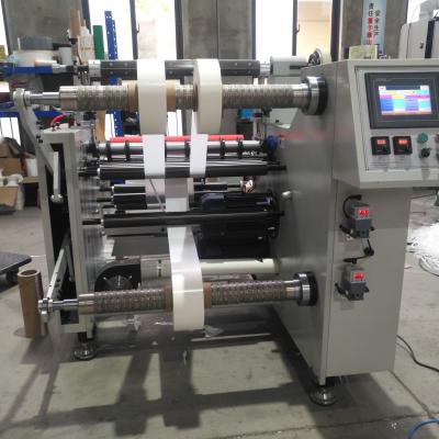 China Differential shaft rewinding Automatic Tension Control Slitting Machine PET film Paper Slitter for sale