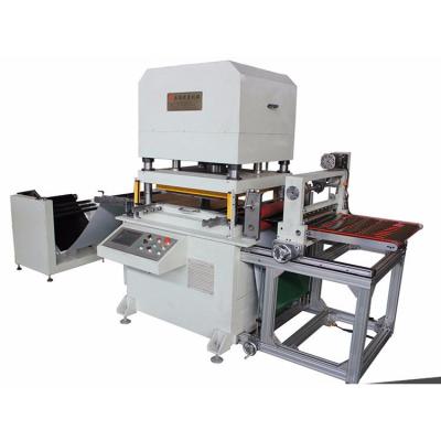 China Automatic paper foam gasket hydraulic die cutting machine with punching for sale