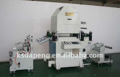 China Automatic paper foam gasket hydraulic die cutting machine with punching for sale