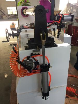 China 150mm Max. Cutting Diameter PVC Electrical Tape/Film/Paper/Fabric Roll Cutter Machine for sale