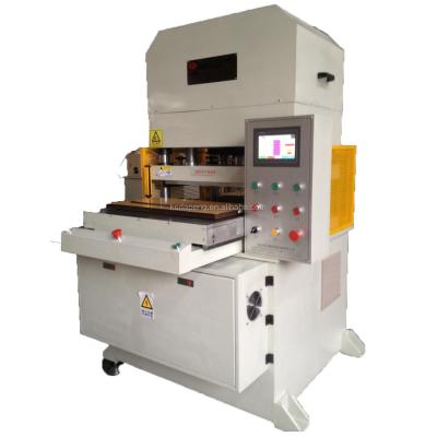 China Speed Adhesive Sticker Roll Hydraulic Die Cutting Machine at 45 Times Per Minute for sale