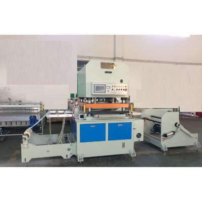 China Self-Adhesive Tape Label Foam Hydraulic Press Gasket Die Cutting Machine 2000 kg Mylar Processing for sale