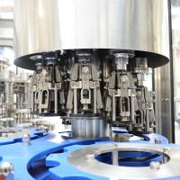 China 6000-8000 BPH Monoblock Liquid Filling Machine with Particles Dosing for Juice Hot Fill for sale