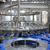 China 6000-8000 BPH Monoblock Liquid Filling Machine with Particles Dosing for Juice Hot Fill for sale