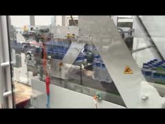 Inline Automatic Shrink Wrapping Machine 25PPM L Sealer Shrink Wrap Machine