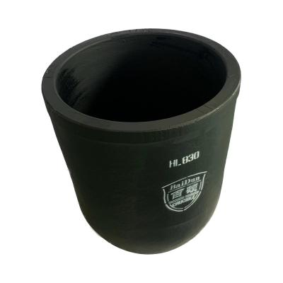 China Oxidation Resistant Silicon Carbide Graphite Crucible Metal Melting Circular for sale