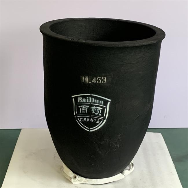 Crucible base view demonstrating sturdy construction