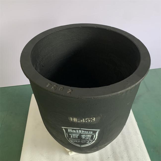 Crucible in industrial setting showing scale and application