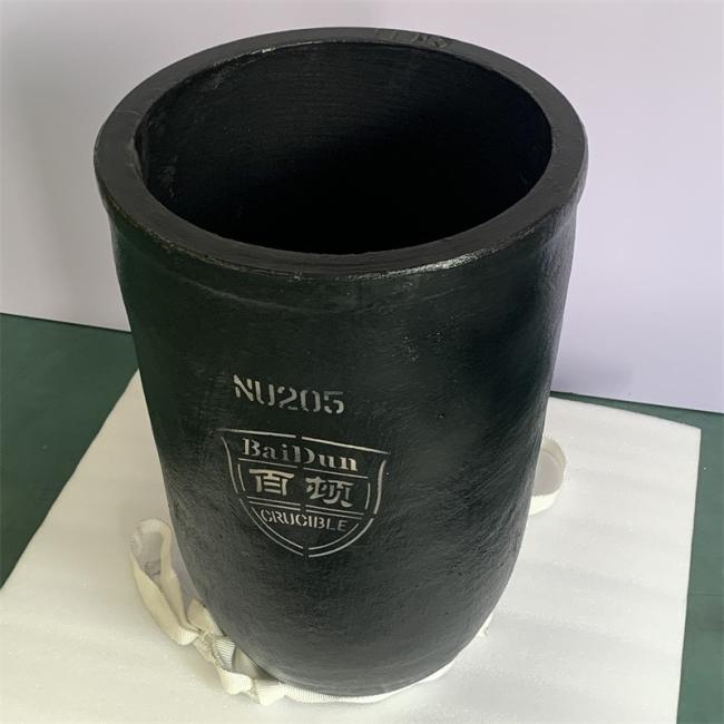 Silicon Carbide Graphite Crucible - Front View