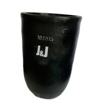 Quality Compact Conventional Silicon Carbide Graphite Crucible For Aluminum Melting for sale