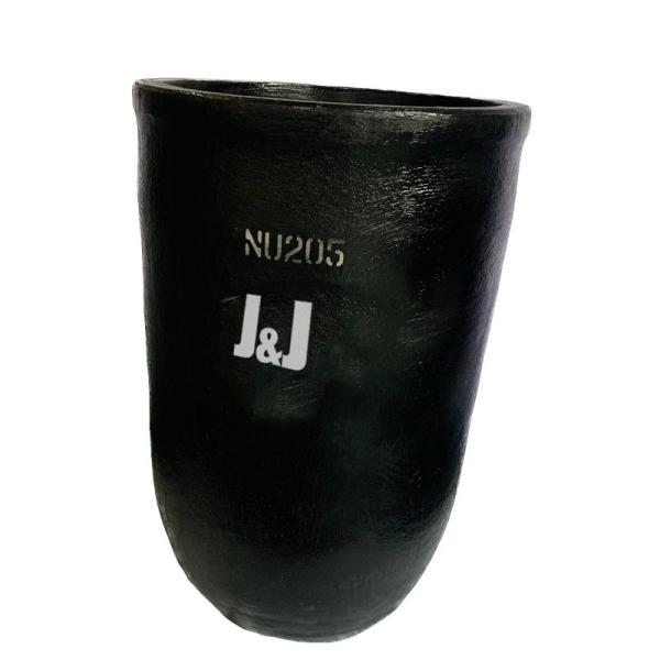 Quality Compact Conventional Silicon Carbide Graphite Crucible For Aluminum Melting for sale