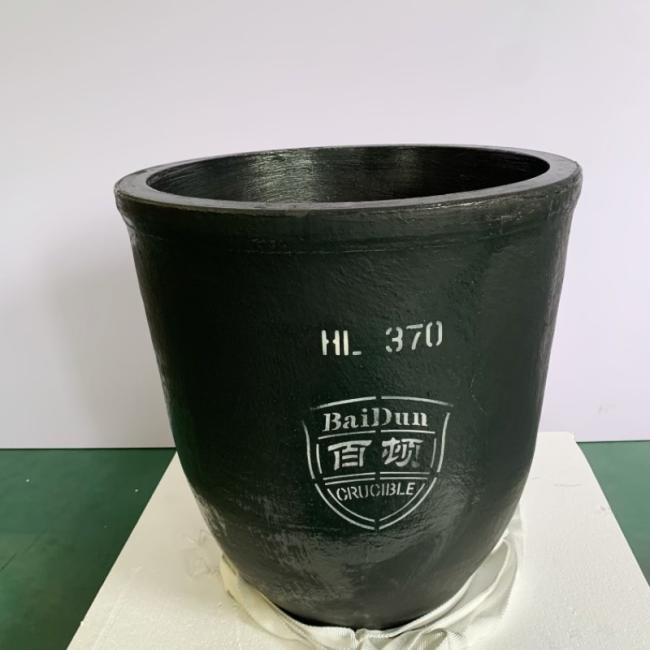 Round Silicon Carbide Graphite Crucible - Front View