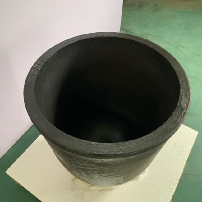 Round Silicon Carbide Graphite Crucible - Side View