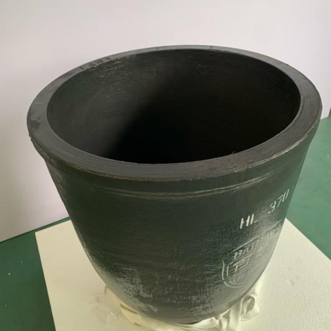 Round Silicon Carbide Graphite Crucible - Top View
